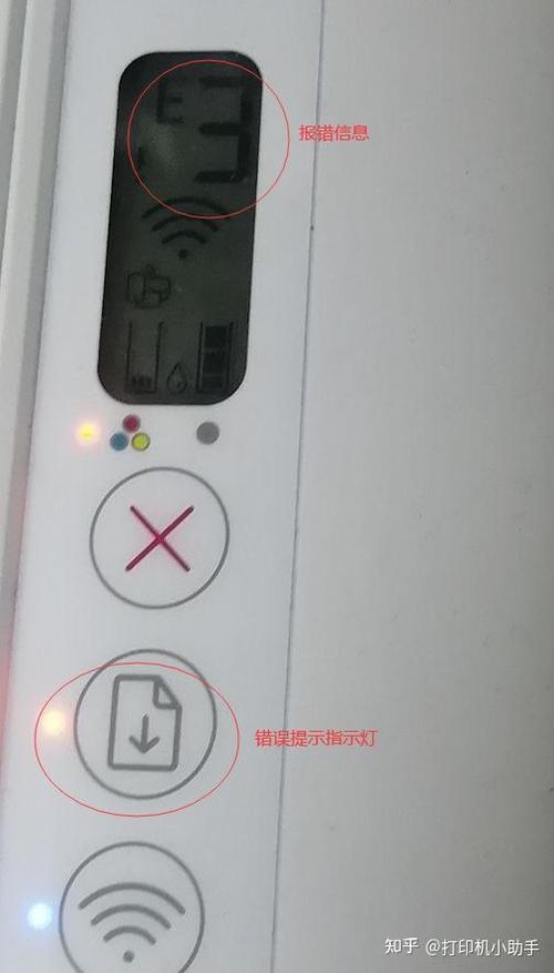 惠普2700打印机黄灯一直闪图标