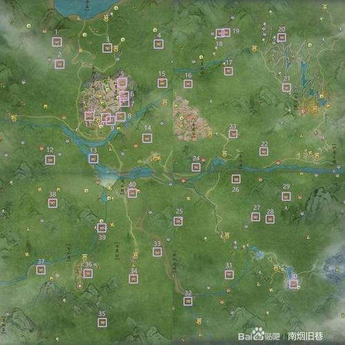 剑网三最新地图图标