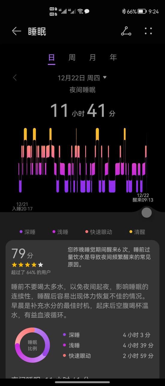 华为手表检测不到睡眠图标