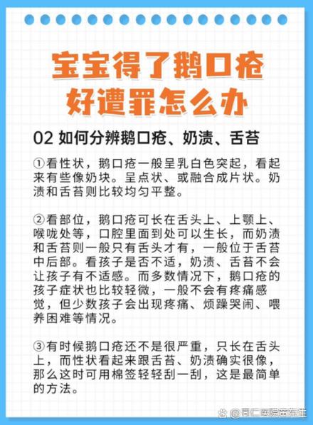 鹅口疮图片怎么治