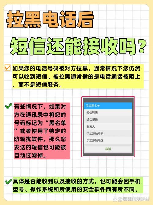 拉黑以后短信能收到吗图标