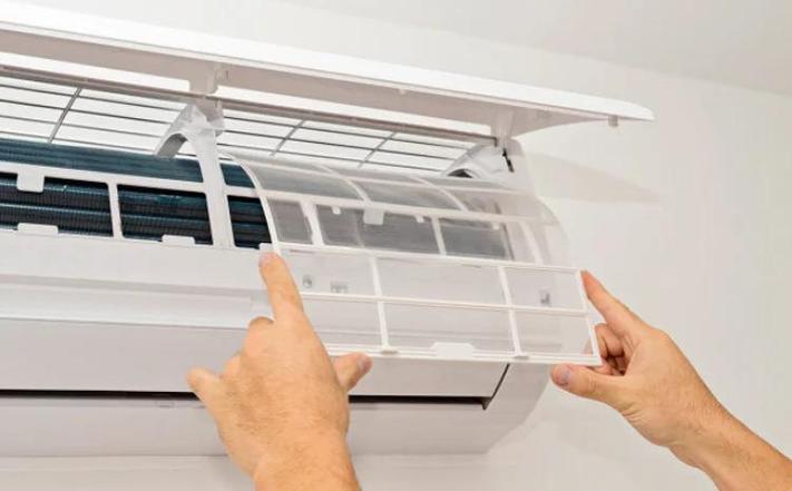 空调外壳怎么打开清洗滤网图标