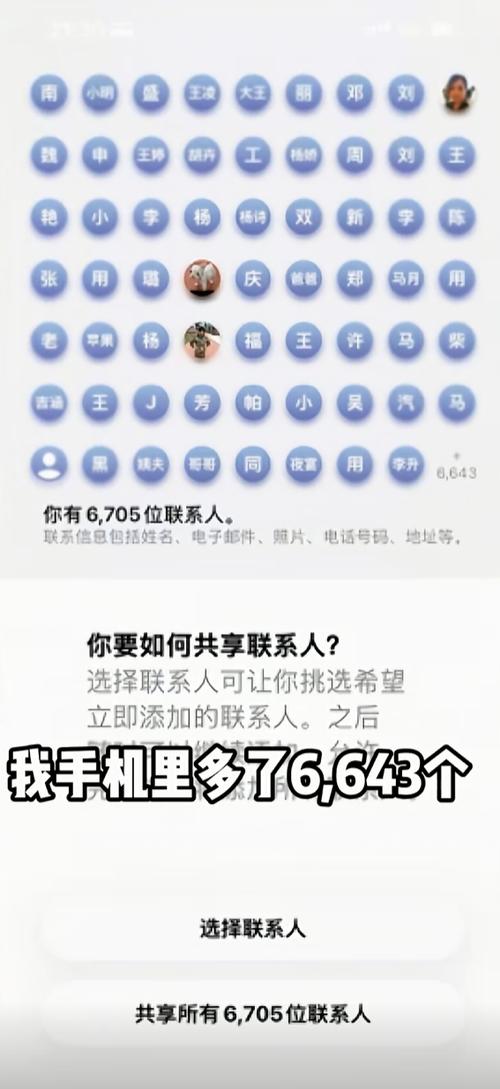 iPhone联系人共享图标