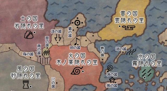 火影忍者势力分布图图标