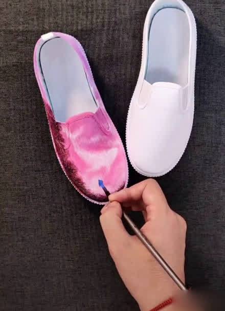 丙烯怎样画鞋不掉色图标