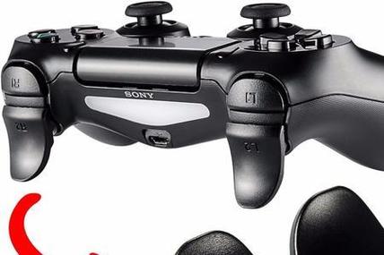 ps4手柄按ps键闪蓝光图标