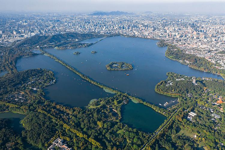 杭州西湖全景截图