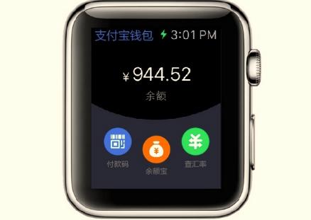 苹果手表 支付宝图标
