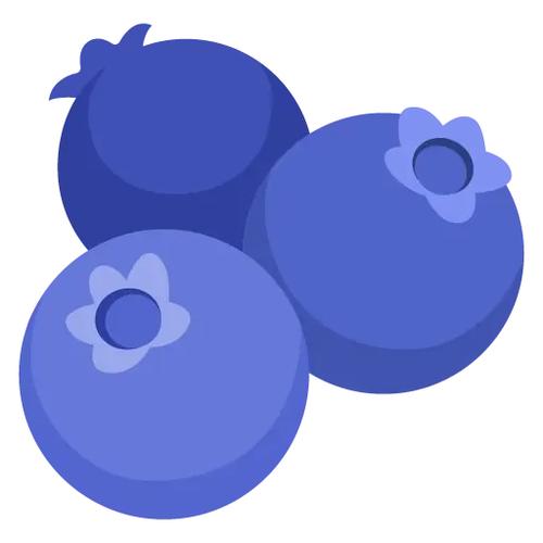 蓝莓表情emoji图标