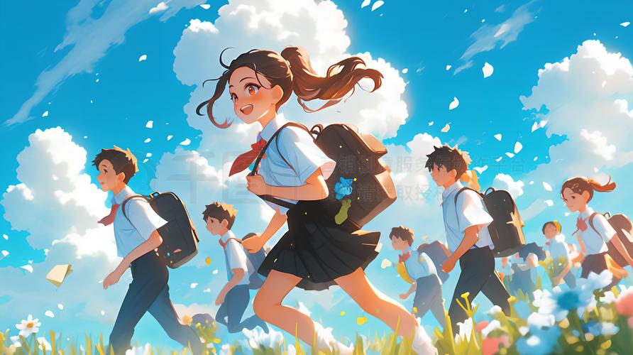 毕业旅行收藏漫画图标
