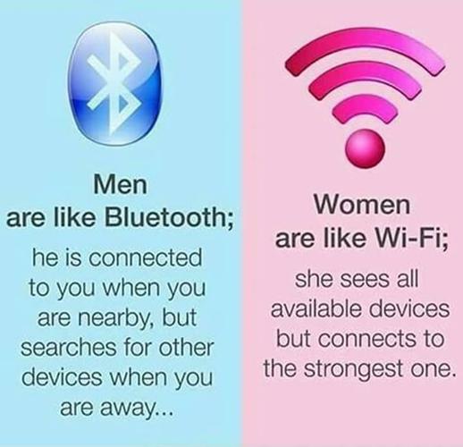 男人就像wifi