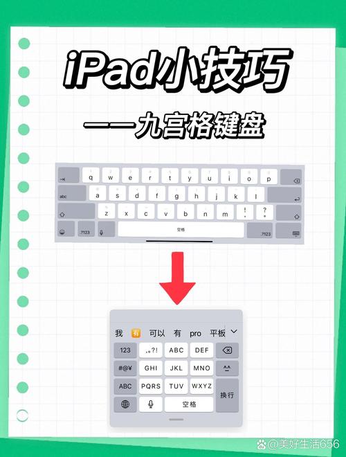 ipad键盘怎么切换九宫格图标