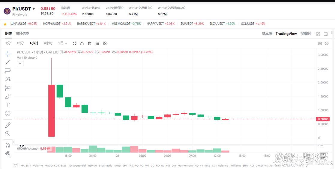 pi成功后的大概价格图标
