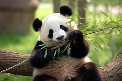 熊猫竹子图片图标