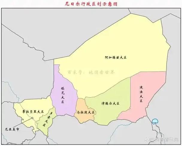尼日尔行政区划图标