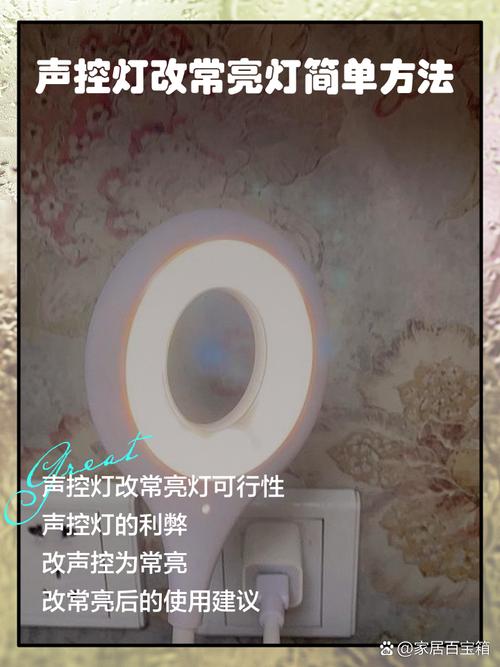 声控吸顶灯改成常亮灯线路图图标