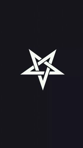 倒五角星图标