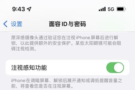 输入密码解锁面容id图标