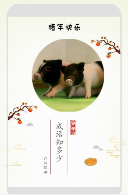猪年成语大全吉祥语图标