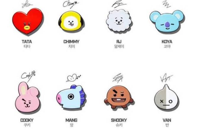 bt21对应人物