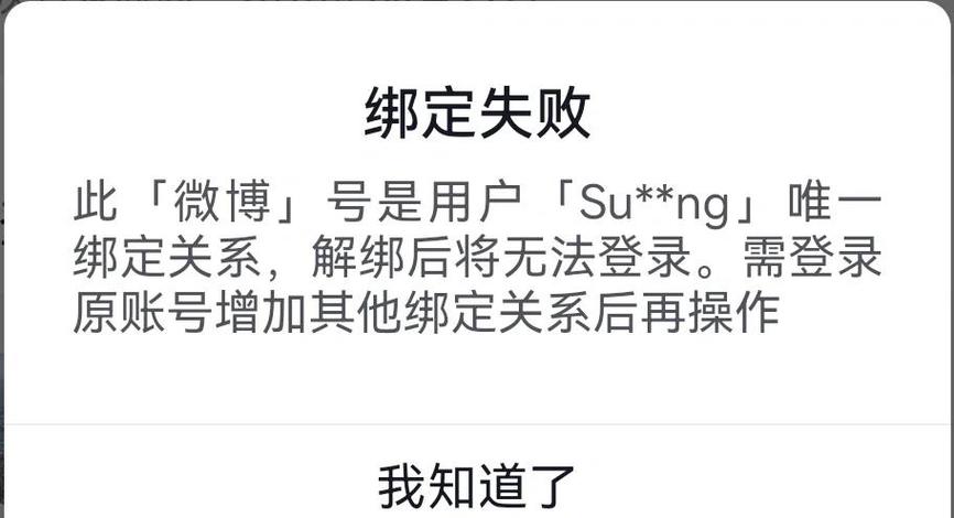 微博第三方授权解绑图标