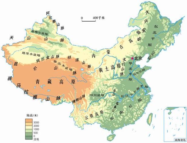 中国3D地形图图标