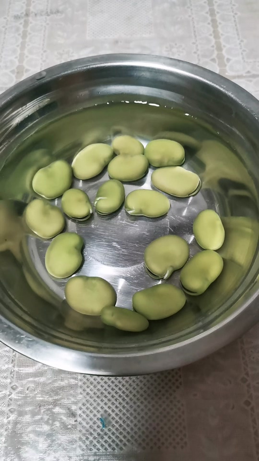 干蚕豆泡水的正确方法图标