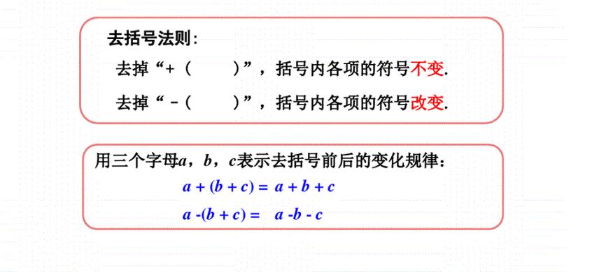 前面是加号去括号要变号吗图标