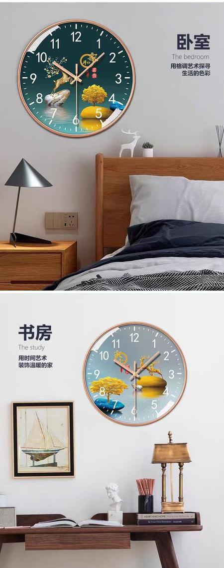 挂在墙上的闹钟截图
