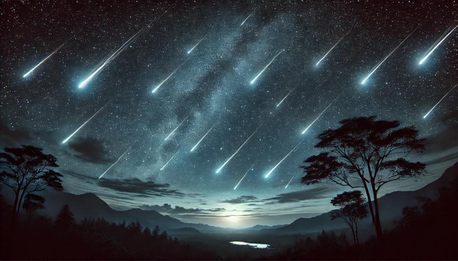 流星雨挂满天空图标