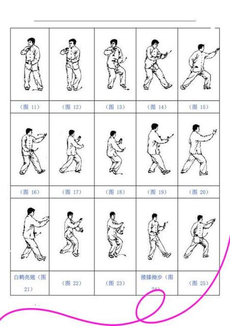 24式太极拳分解动作图标