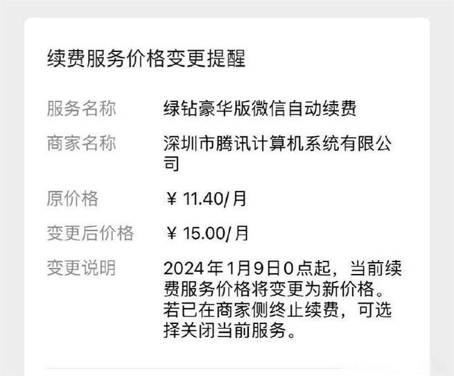 绿钻豪华版微信自动续费是什么意思图标