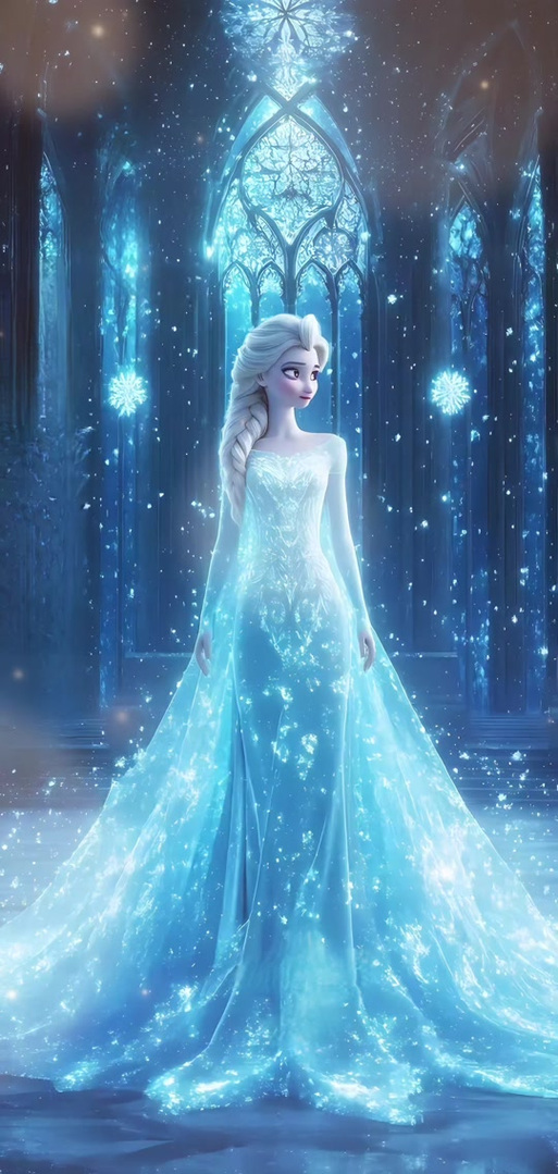 冰雪奇缘艾莎公主壁纸图标