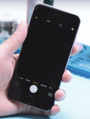 iphone6前置摄像头黑屏截图
