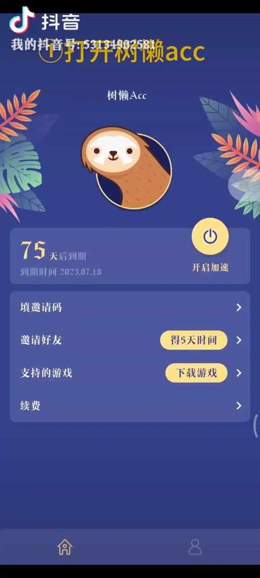 树懒acc初始化失败原因图标