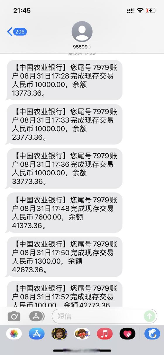农业银行短信查余额图标