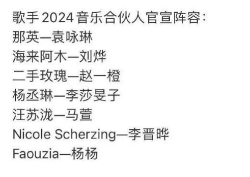 2024歌手全部阵容图标
