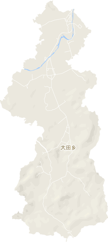 赣县区大田乡位置地图图标