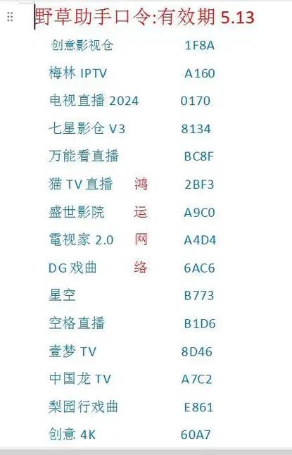 港澳台最新电视分享码截图