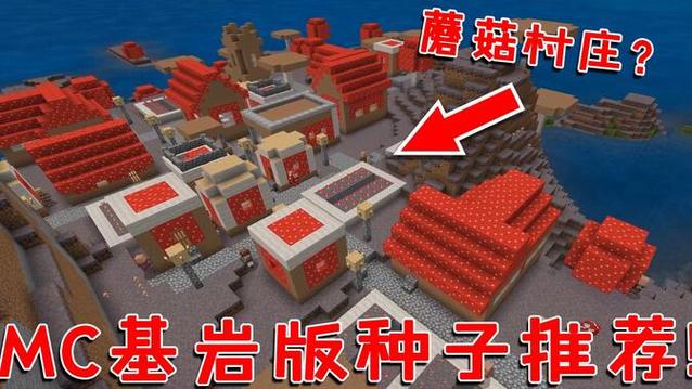 我的世界基岩版神级村庄种子截图