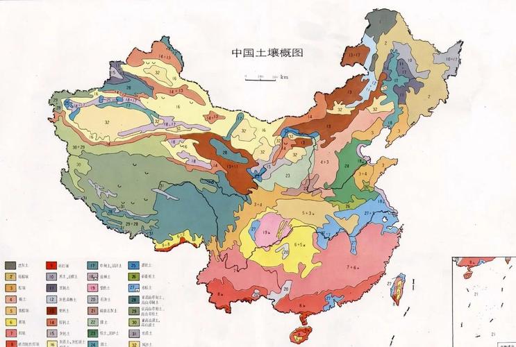 我国主要的土地利用类型分布截图
