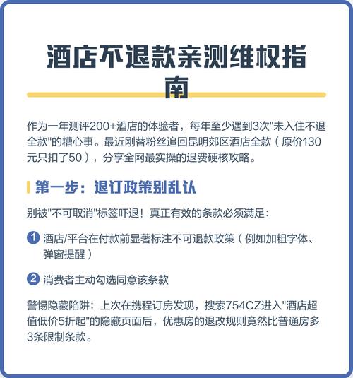 订酒店不能退款 怎么办图标