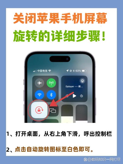 苹果手机不让屏幕旋转在哪里设置图标