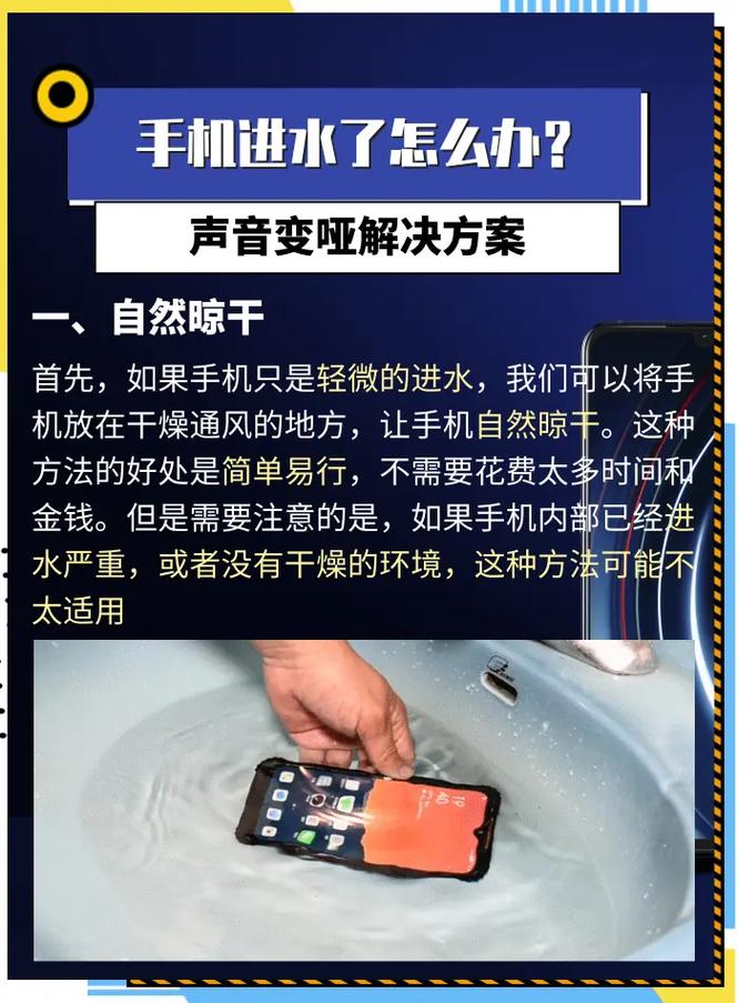 手机掉水里了声音变沙哑了怎么办图标