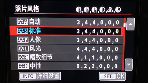 单反夜晚拍照参数设置图标