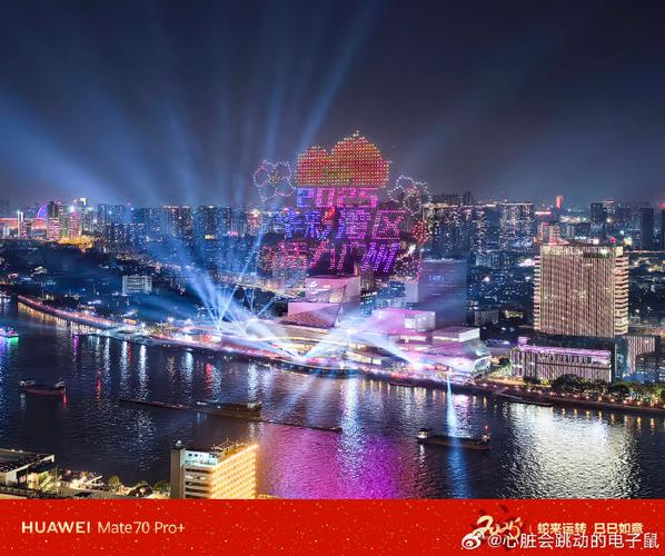 用华为手机拍夜景烟花截图