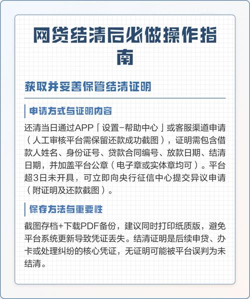 网贷还清以后怎样做才安全截图