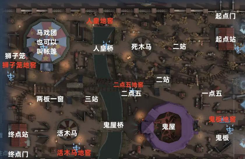 第五人格所有排位地图图标
