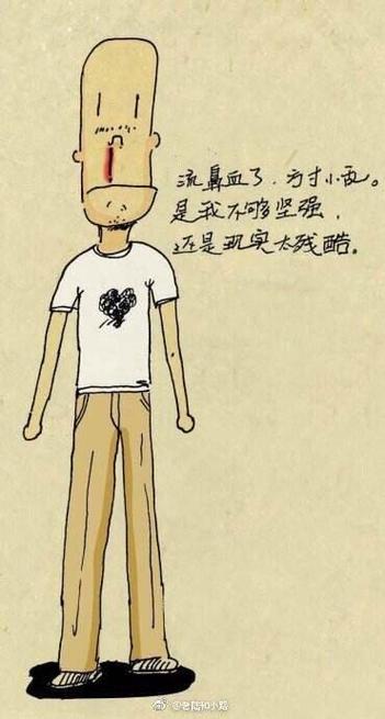 流鼻血的朋友圈说说图标