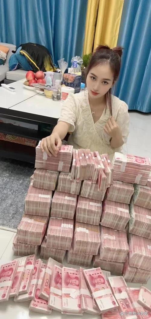 我手拿大把的钞票
